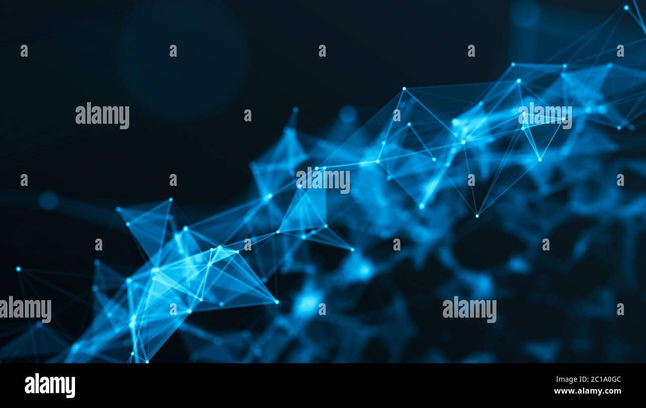3d network technology in future Stock Photo - Alamy