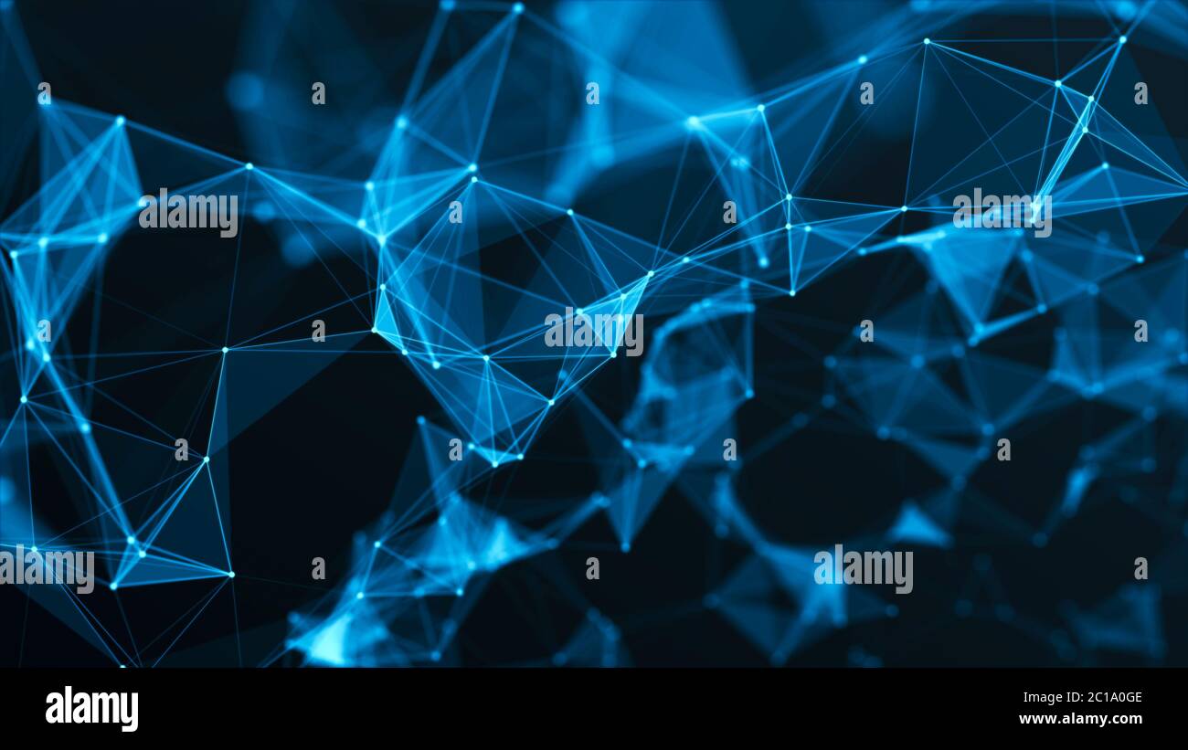 3d network technology in future Stock Photo - Alamy