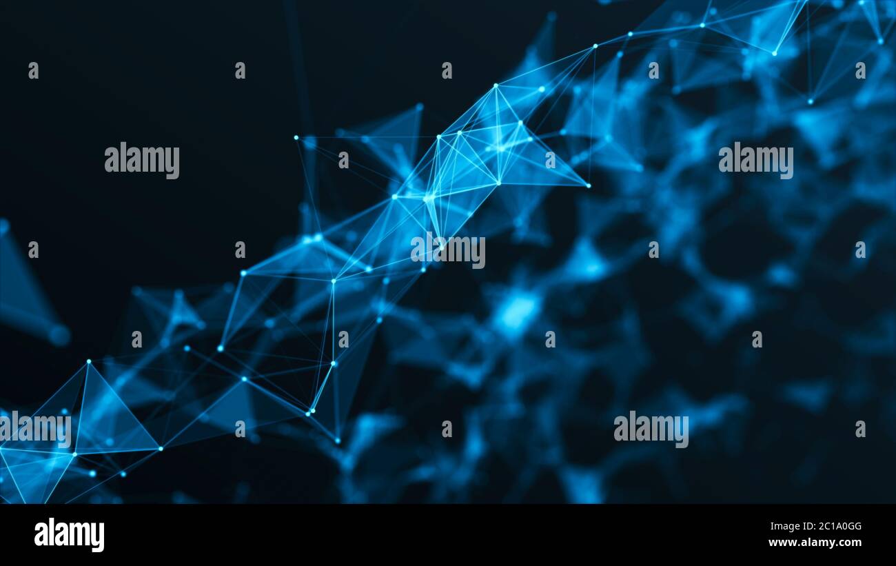 3d network technology in future Stock Photo - Alamy