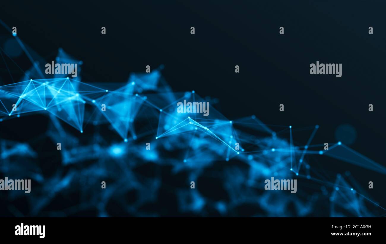 3d network technology in future Stock Photo - Alamy