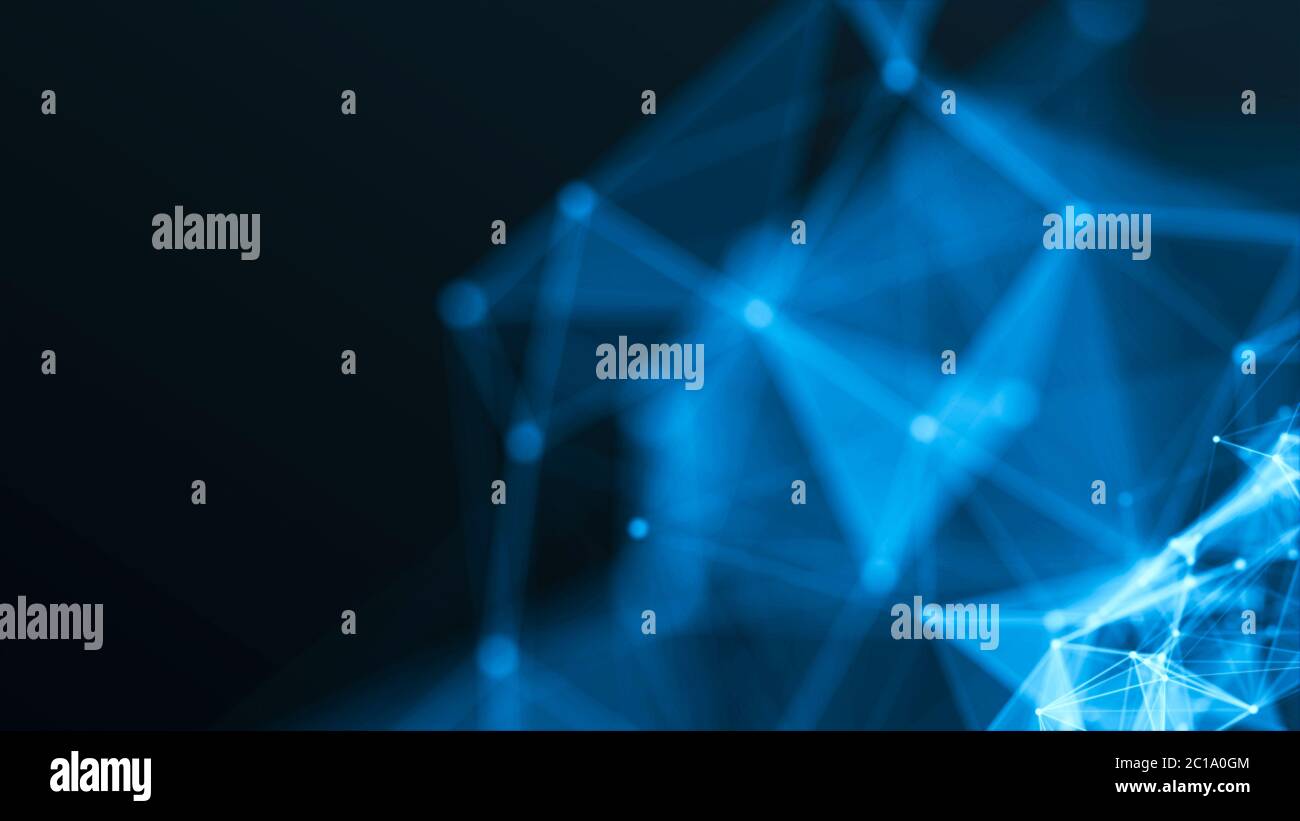 3d network technology in future Stock Photo - Alamy