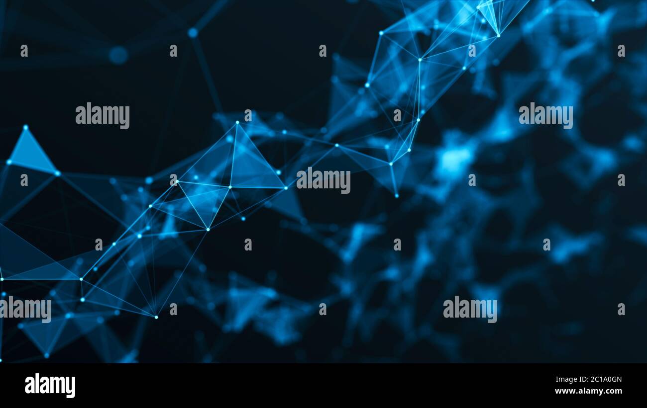 3d network technology in future Stock Photo - Alamy