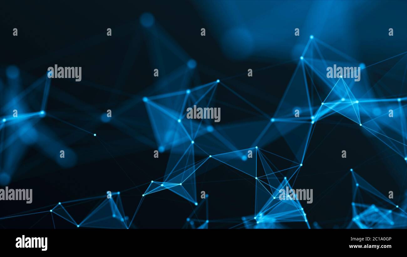 3d network technology in future Stock Photo - Alamy