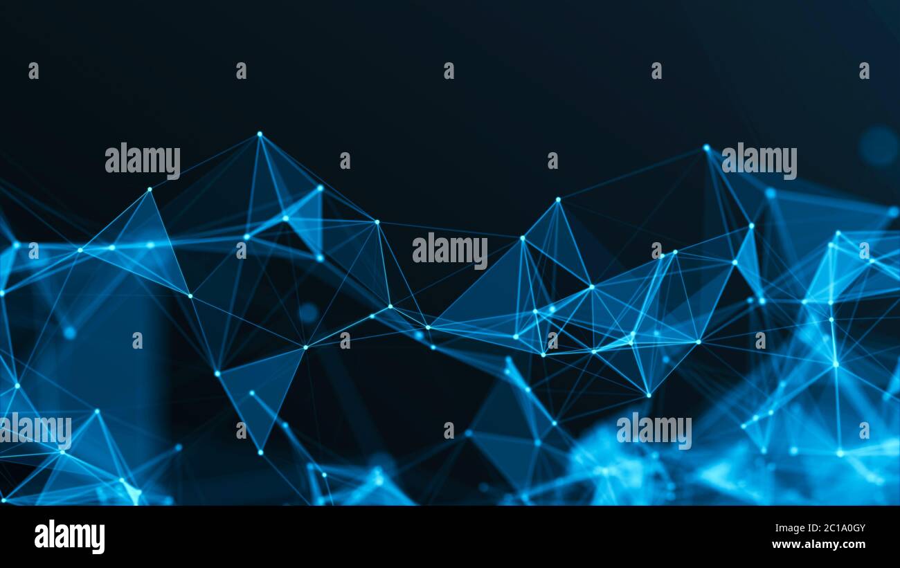 3d network technology in future Stock Photo - Alamy
