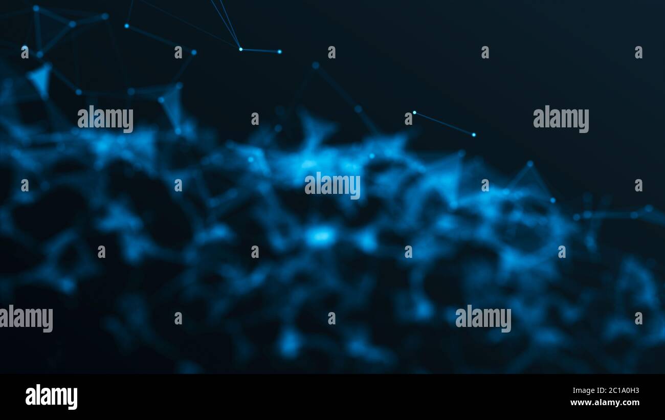 3d network technology in future Stock Photo - Alamy