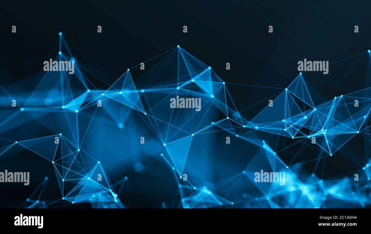 3d network technology in future Stock Photo - Alamy