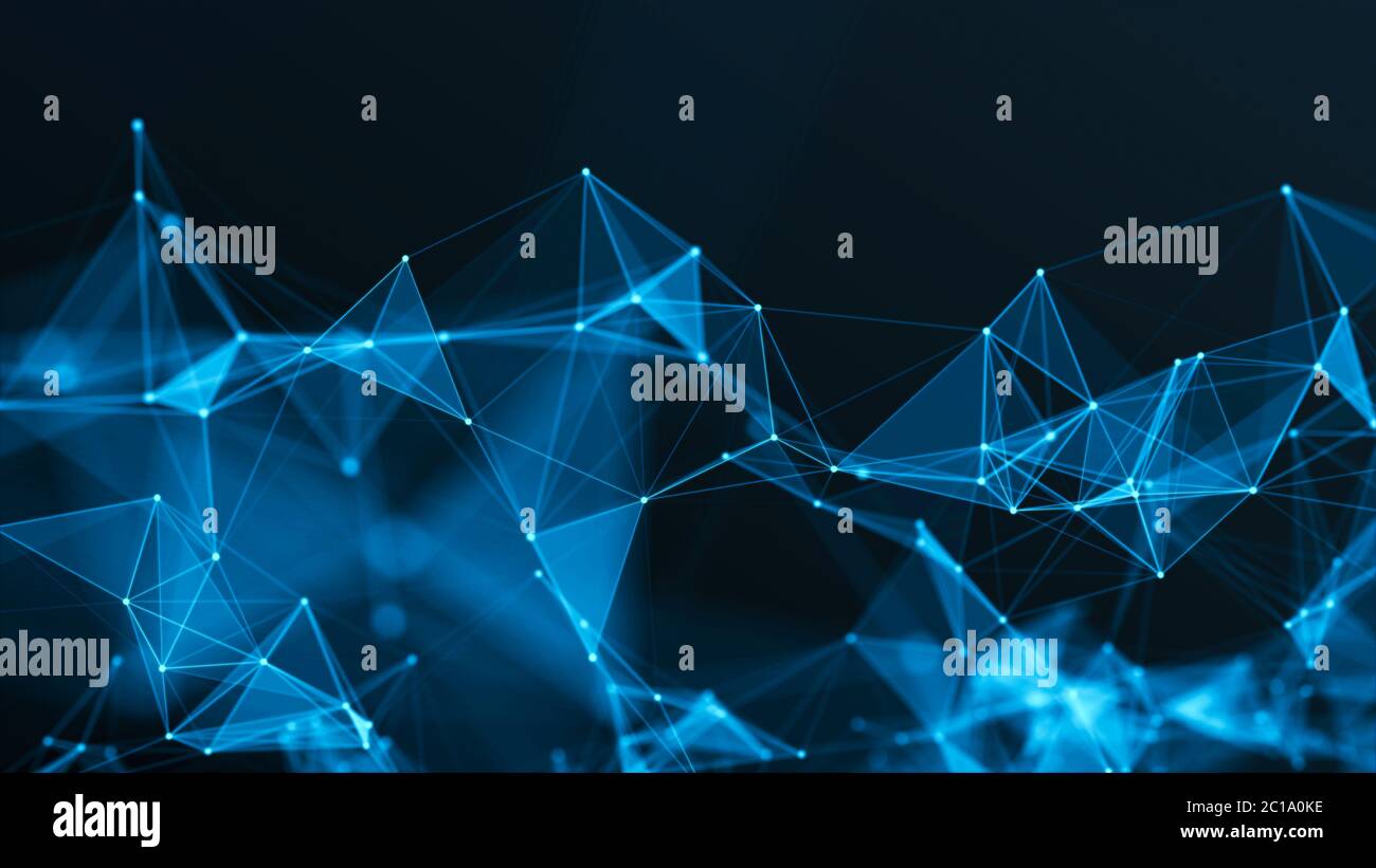 3d network technology in future Stock Photo - Alamy