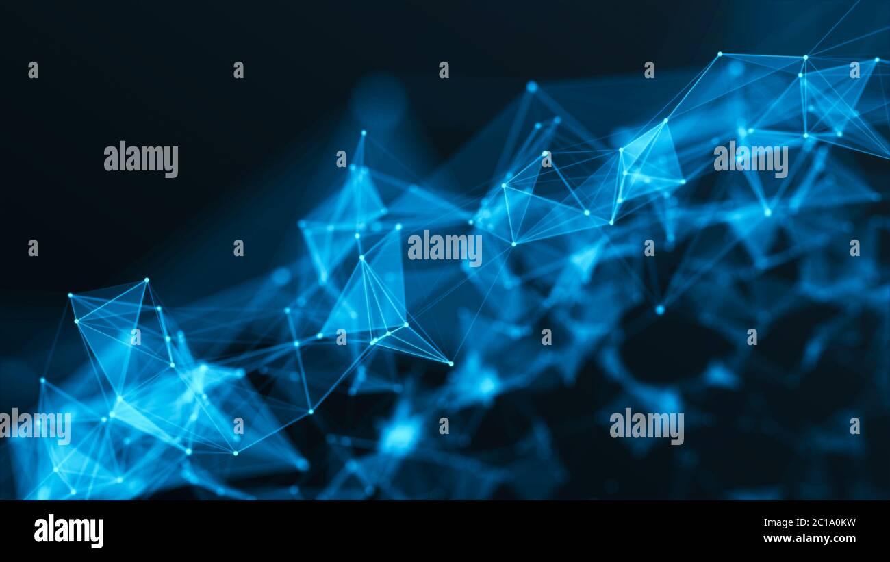 3d network technology in future Stock Photo - Alamy