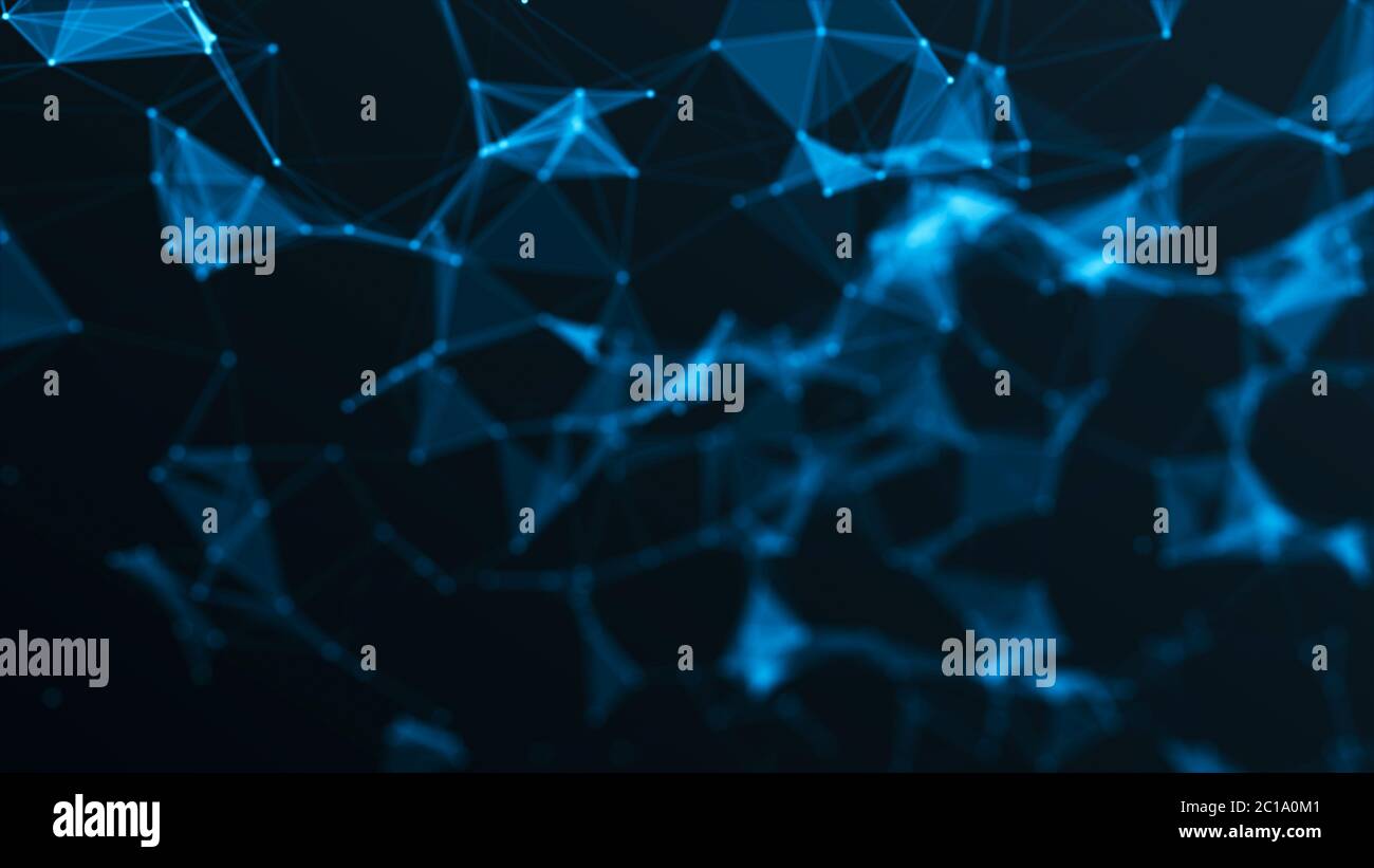 3d network technology in future Stock Photo - Alamy