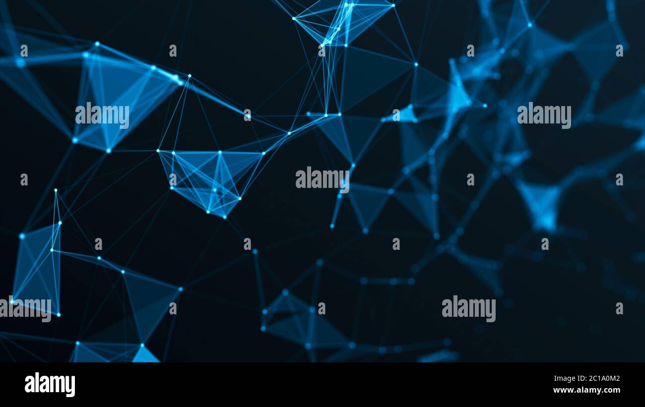 3d network technology in future Stock Photo - Alamy