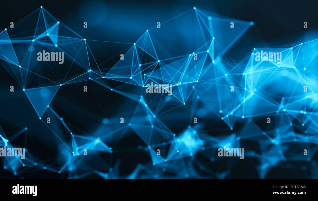 3d network technology in future Stock Photo - Alamy
