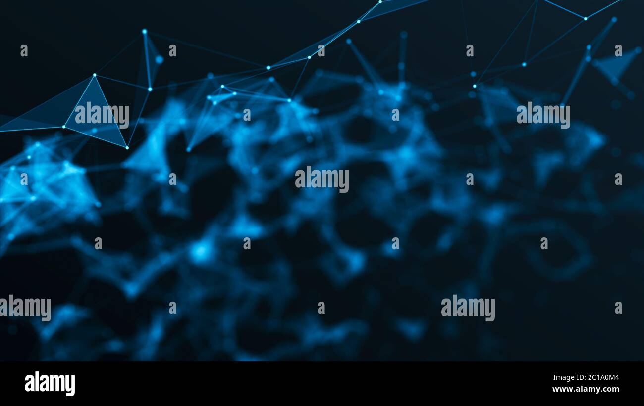 3d network technology in future Stock Photo - Alamy