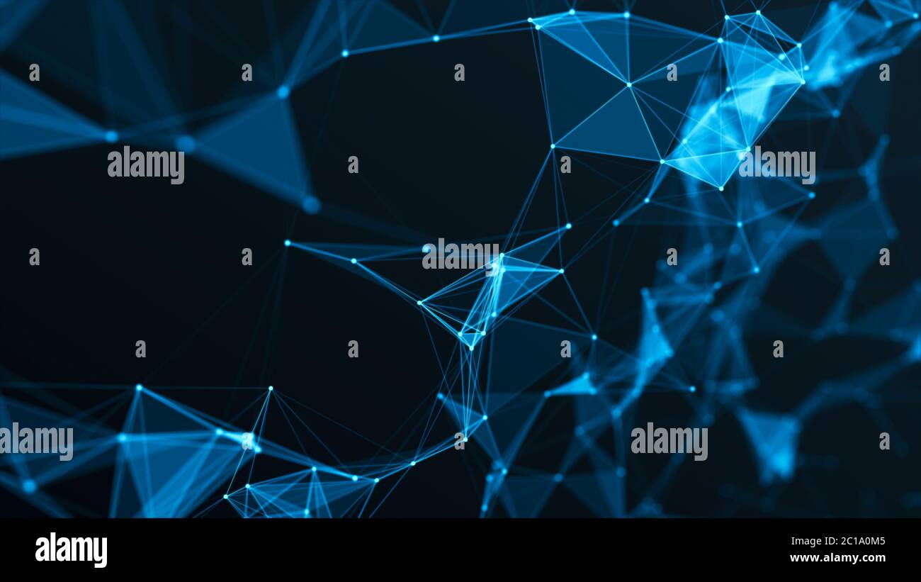 3d network technology in future Stock Photo - Alamy
