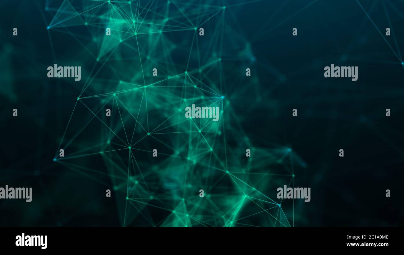 3d network technology in future Stock Photo - Alamy