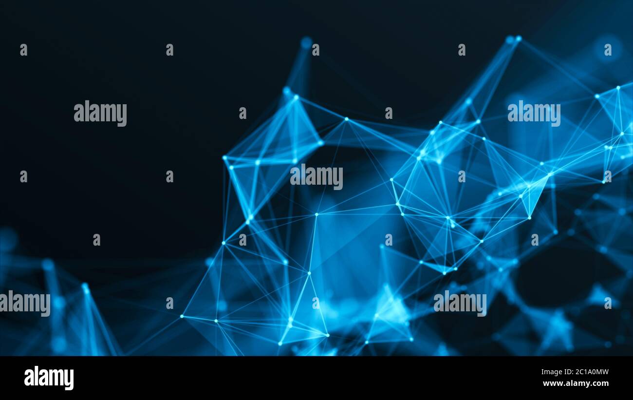 3d network technology in future Stock Photo - Alamy