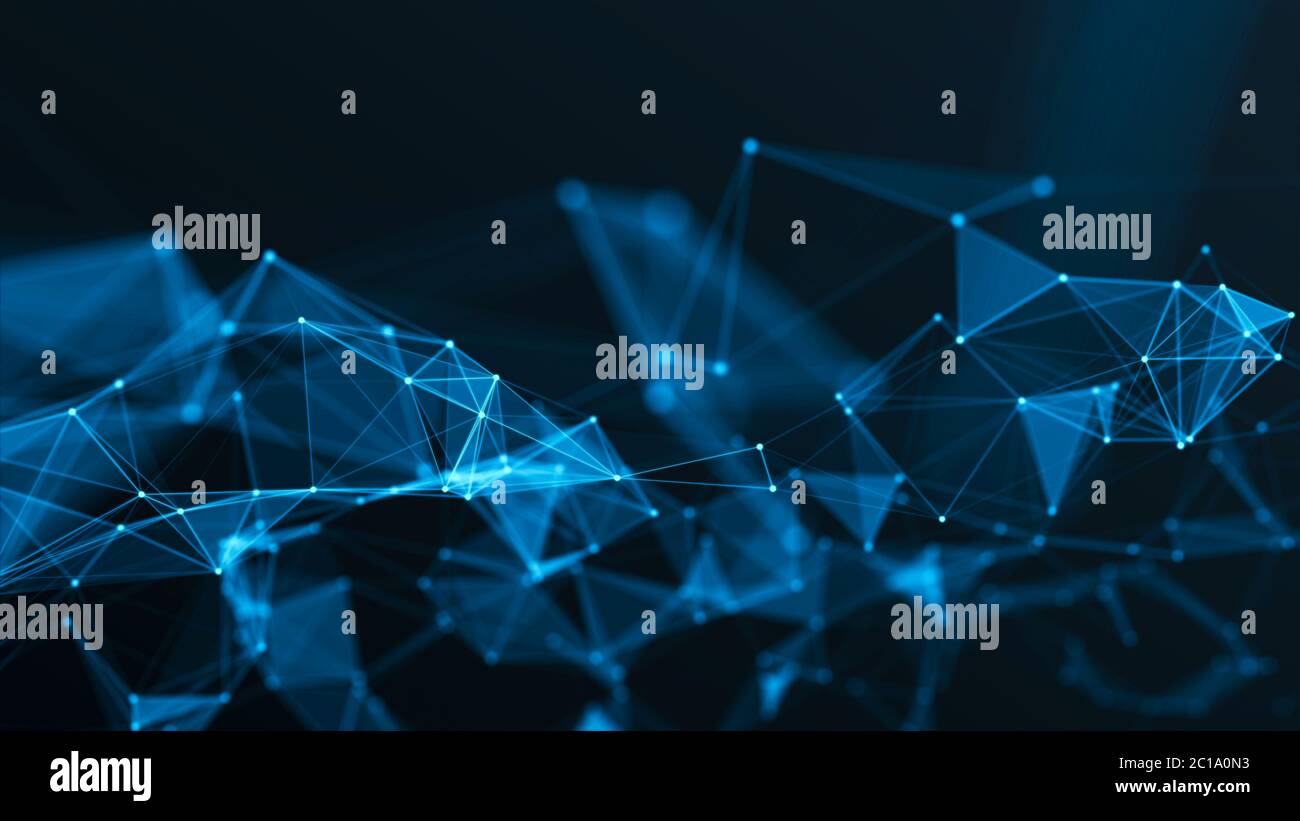 3d network technology in future Stock Photo - Alamy
