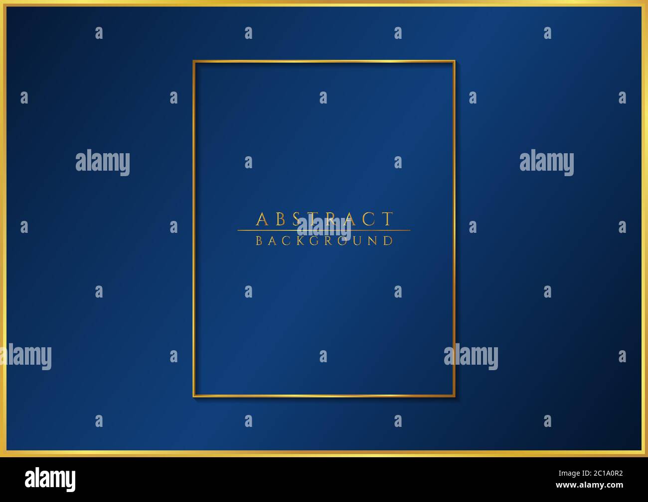 Abstact background square gold metallic frame design with space for ...