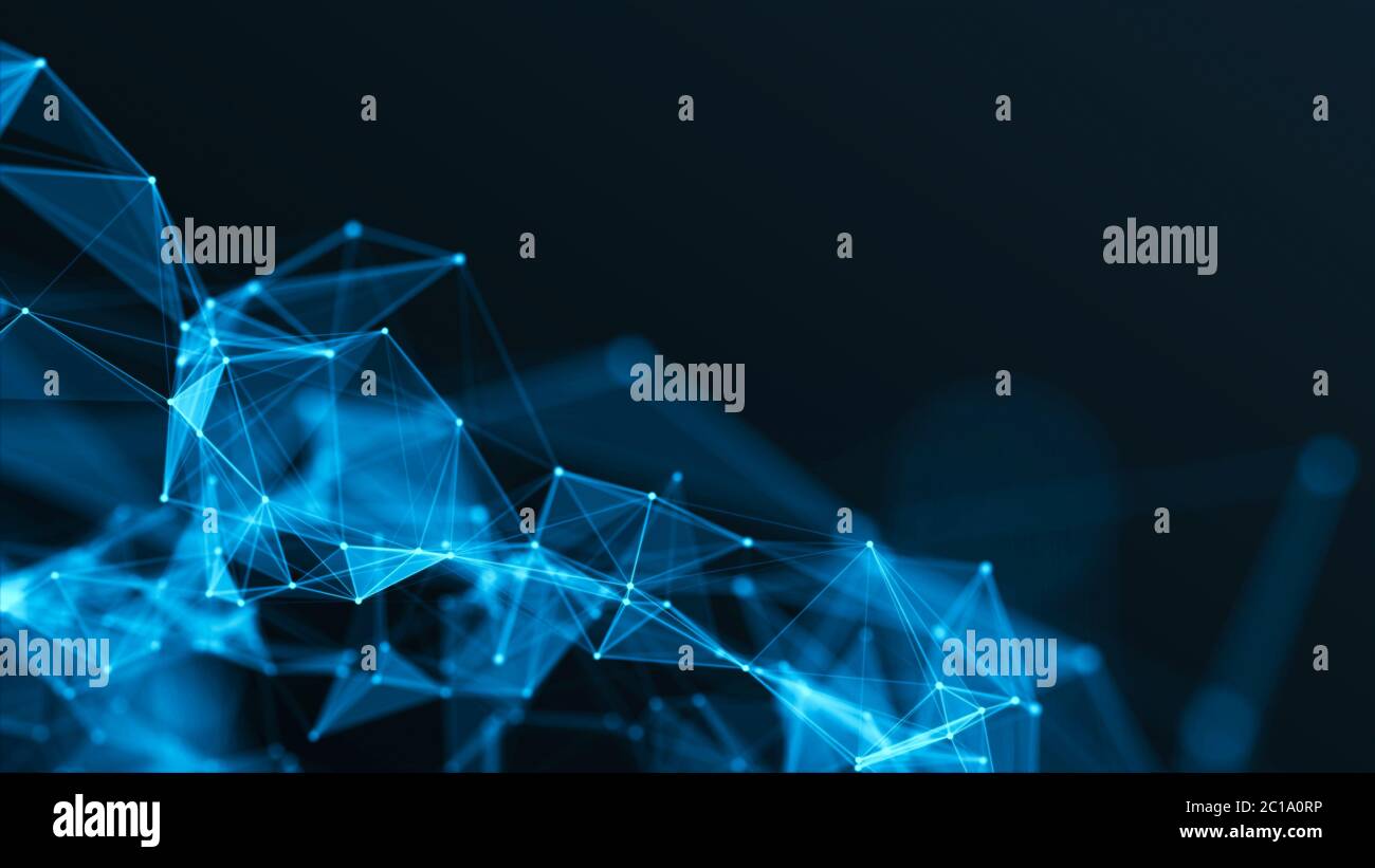 3d network technology in future Stock Photo - Alamy