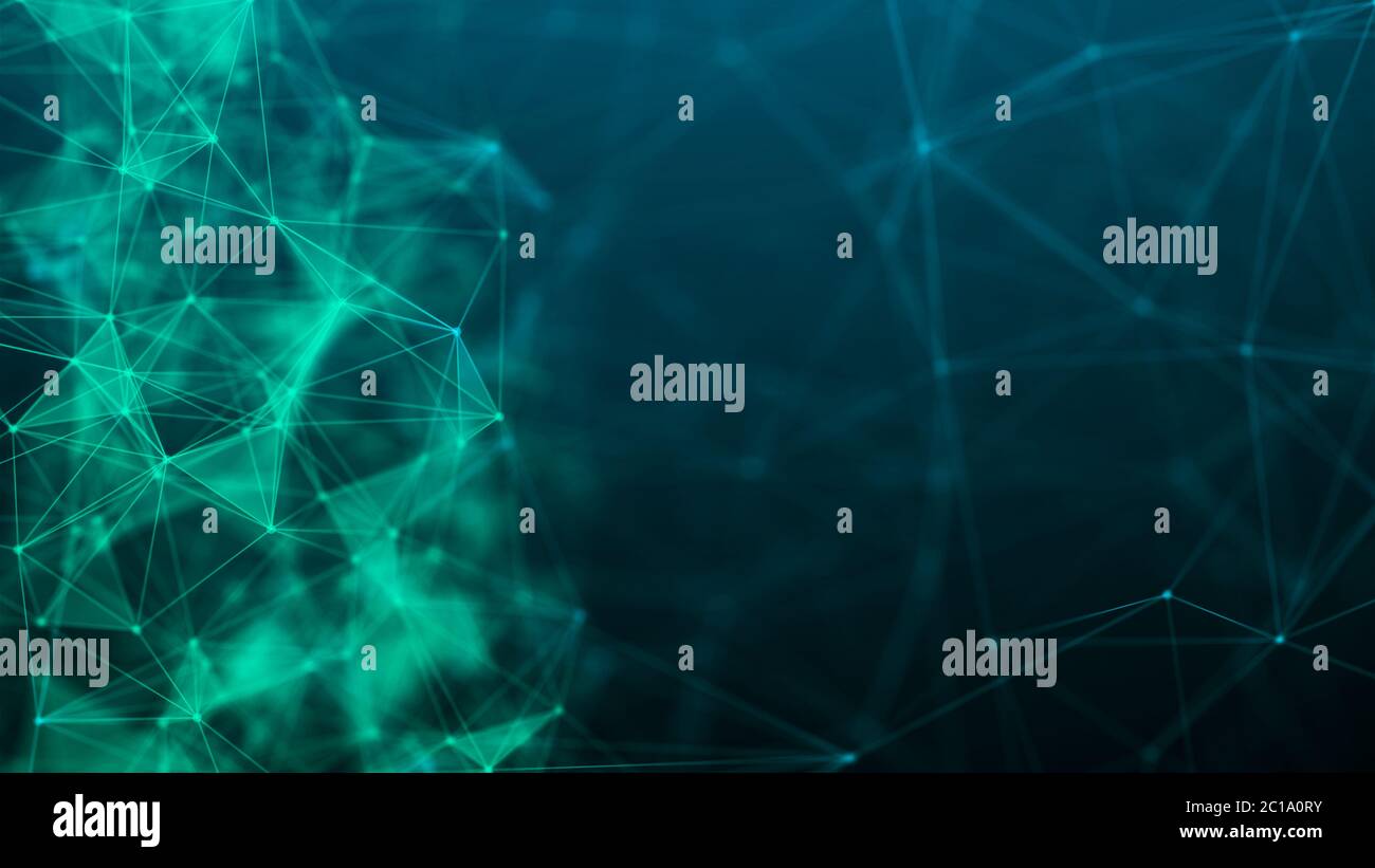 3d network technology in future Stock Photo - Alamy