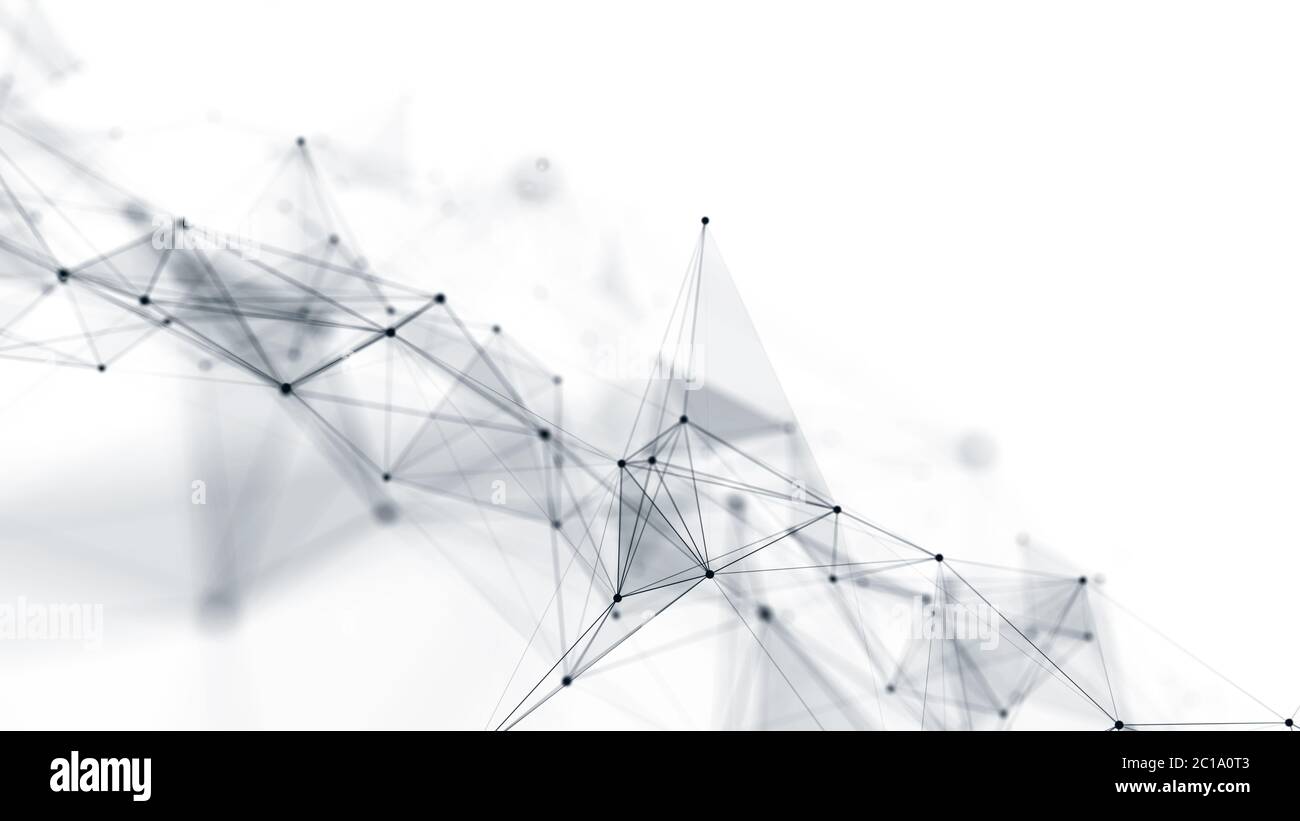 3d network technology in future Stock Photo - Alamy