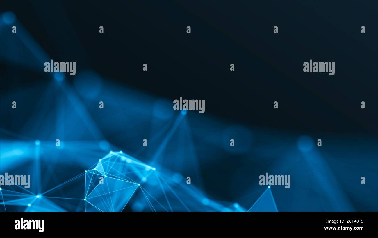 3d network technology in future Stock Photo - Alamy