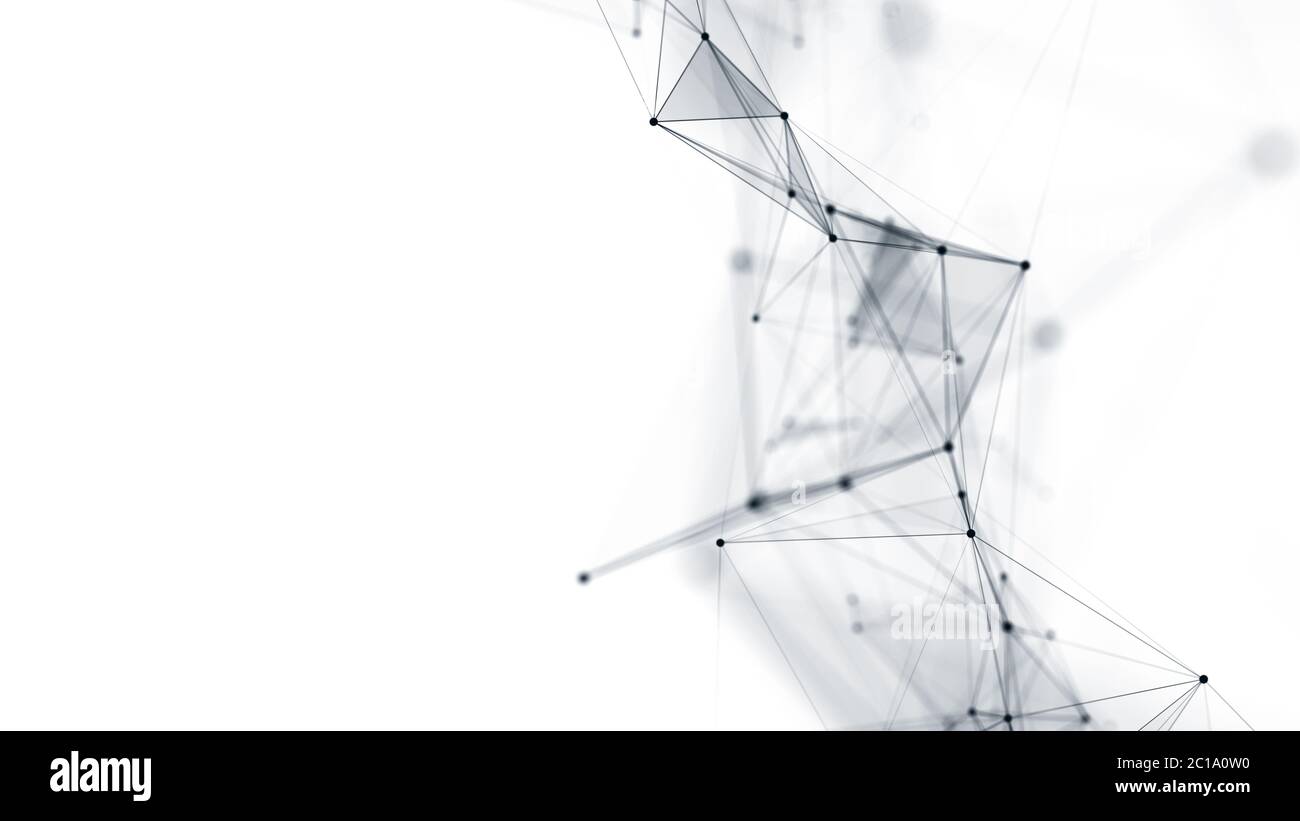 3d network technology in future Stock Photo - Alamy