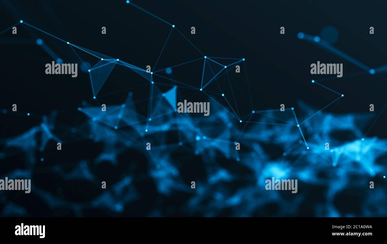 3d network technology in future Stock Photo - Alamy