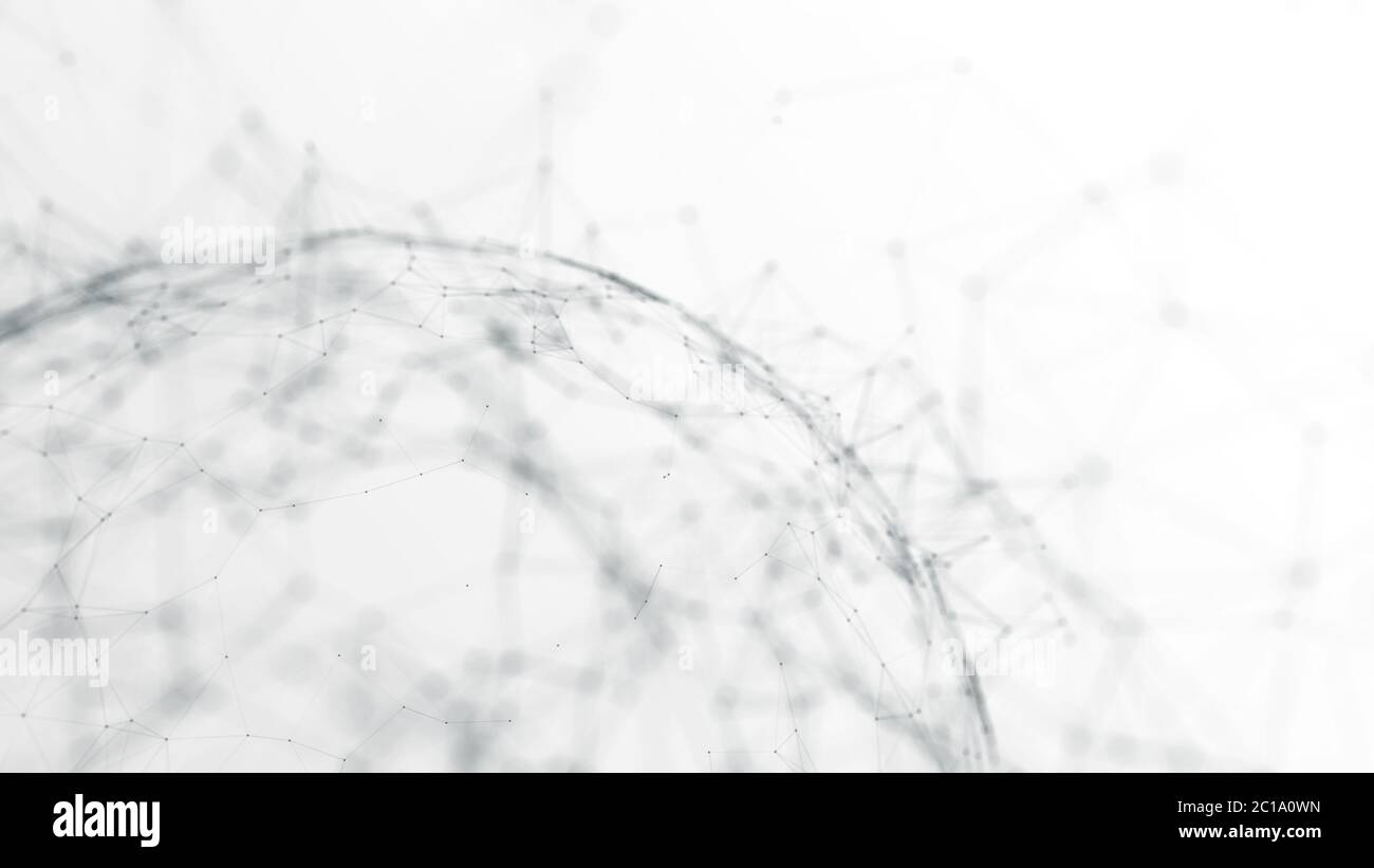 3d network technology in future Stock Photo - Alamy