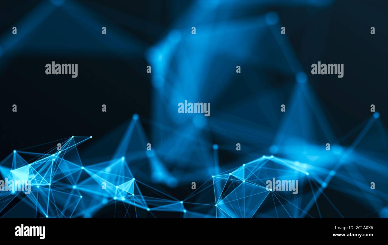 3d network technology in future Stock Photo - Alamy