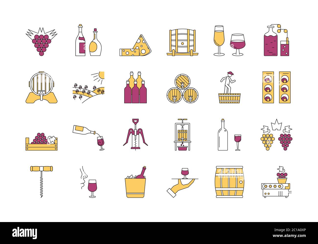 Bottle production Stock Vector Images - Alamy