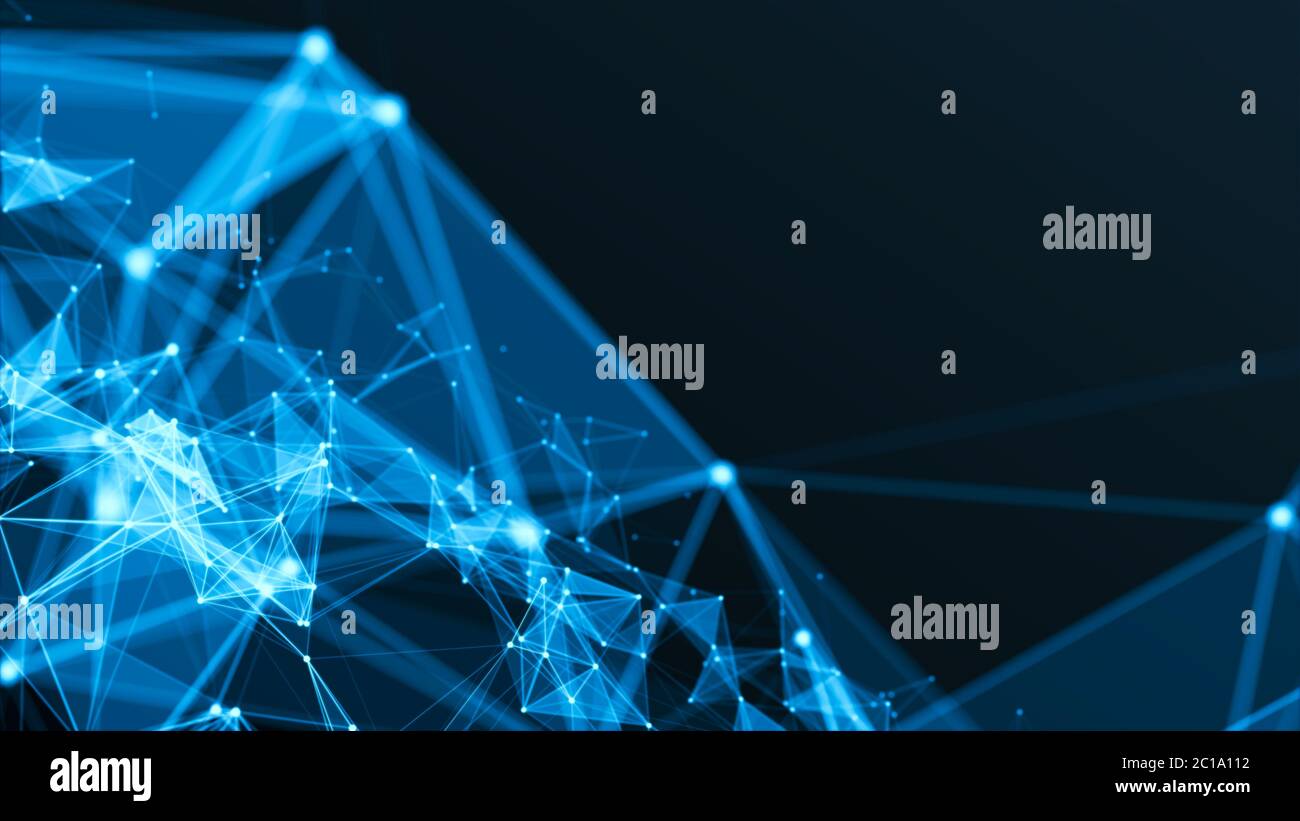 3d network technology in future Stock Photo - Alamy