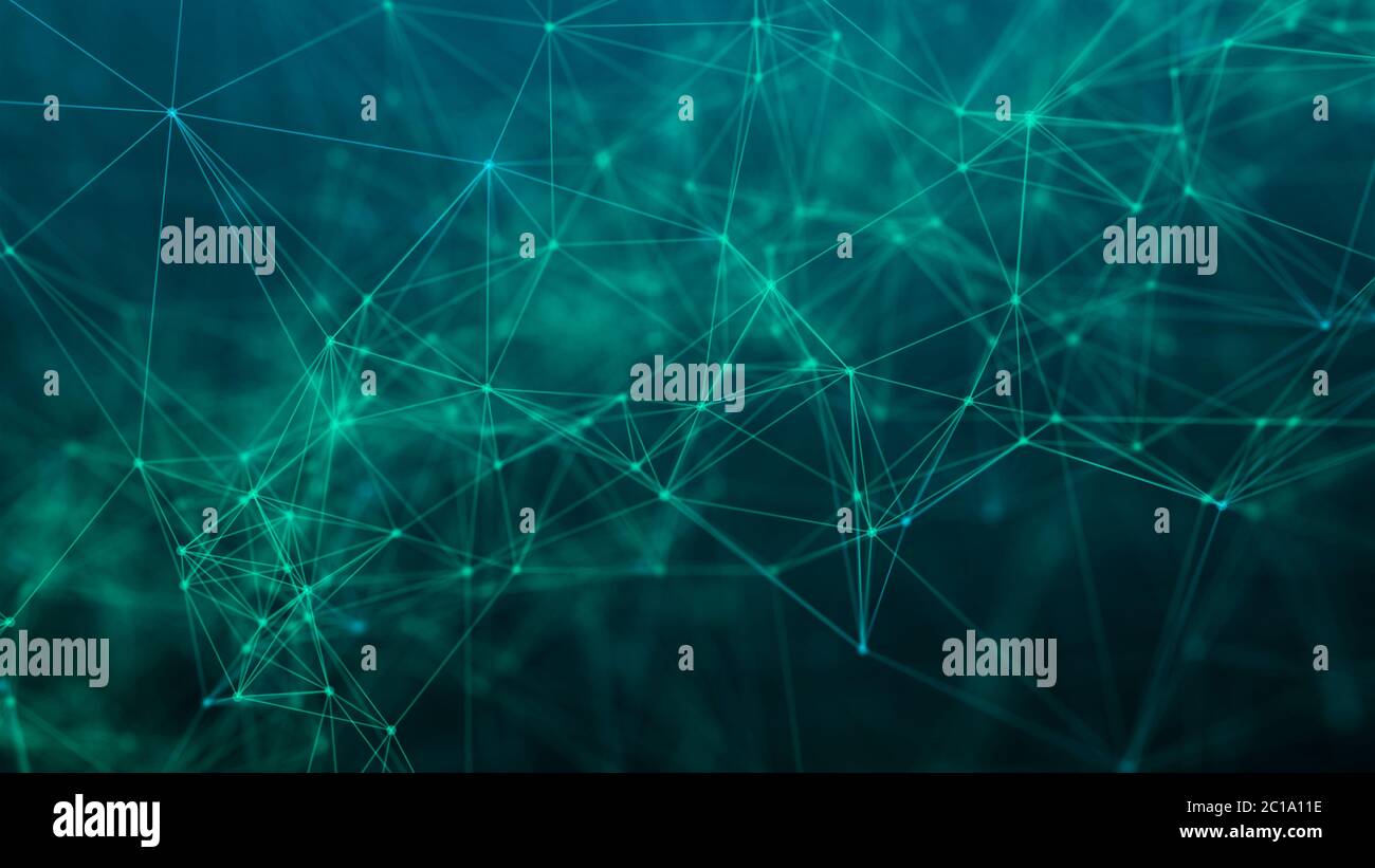 3d network technology in future Stock Photo - Alamy