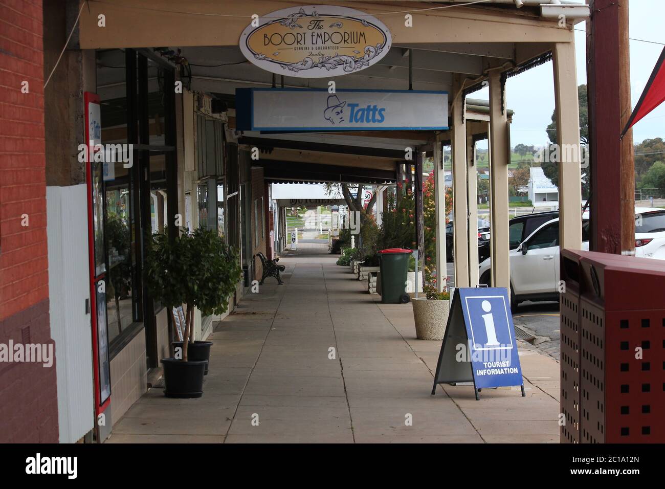 Streets and building in rural Boort, Australia Stock Photo - Alamy