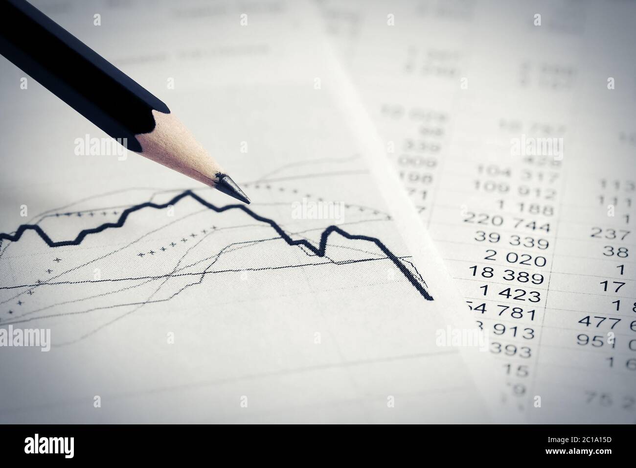 Stock market graphs and charts analysis Stock Photo - Alamy