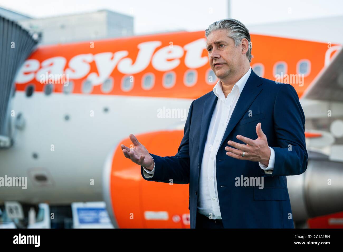 EasyJet CEO Johan Lundgren Stock Photo - Alamy