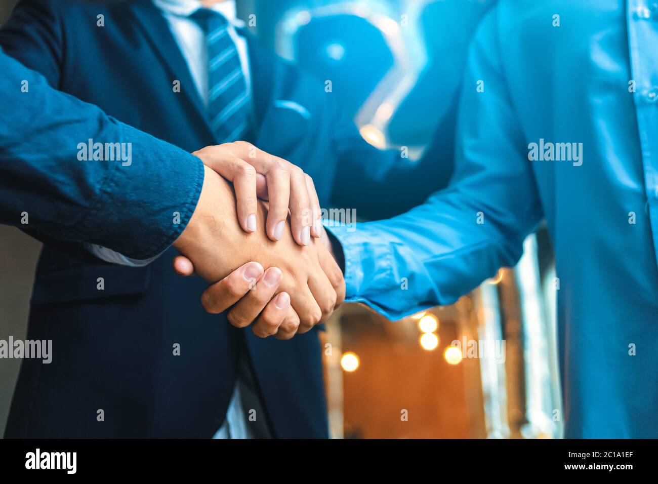 Business team work join hands together. group people hands were ...