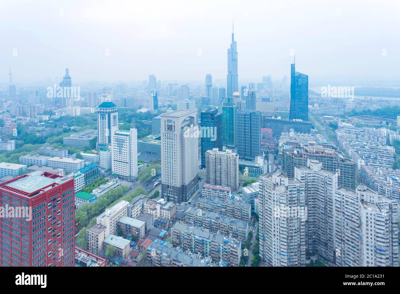 modern buildings in midtown of modern city Stock Photo - Alamy