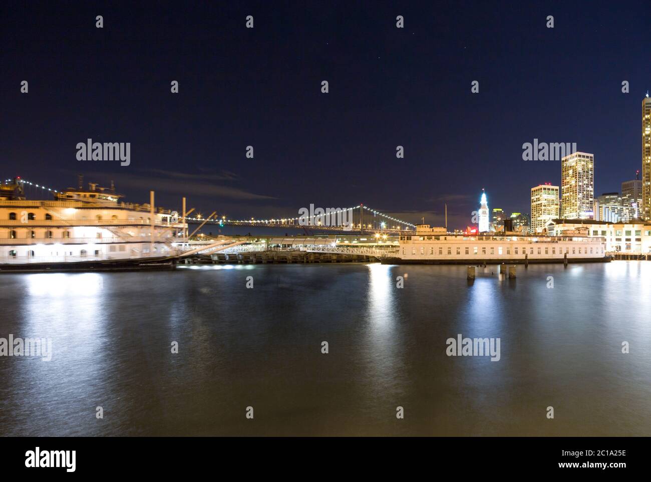 modern buildings near water in modern city Stock Photo - Alamy