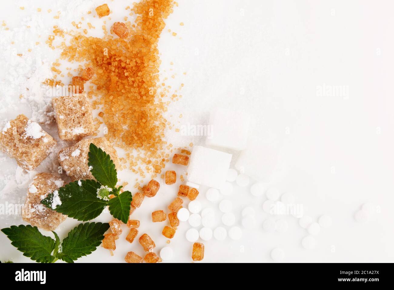 Various types of sugar Stock Photo - Alamy Various types of sugar Stock Photo - Alamy