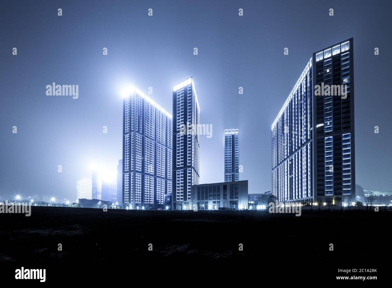 modern buildings in modern city Stock Photo - Alamy