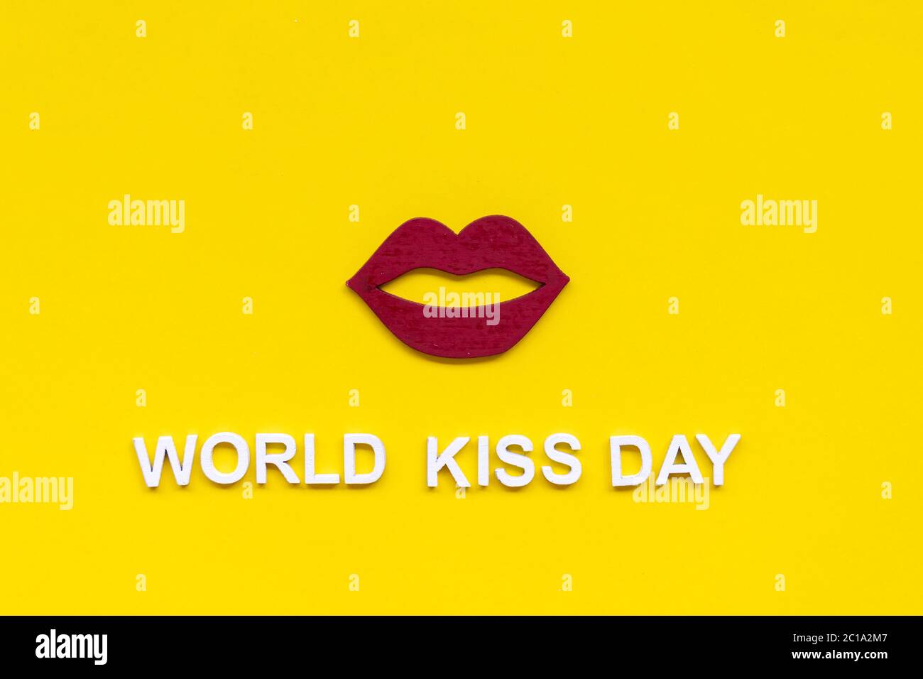 World kiss day or international kissing day. 6th July Stock Photo - Alamy