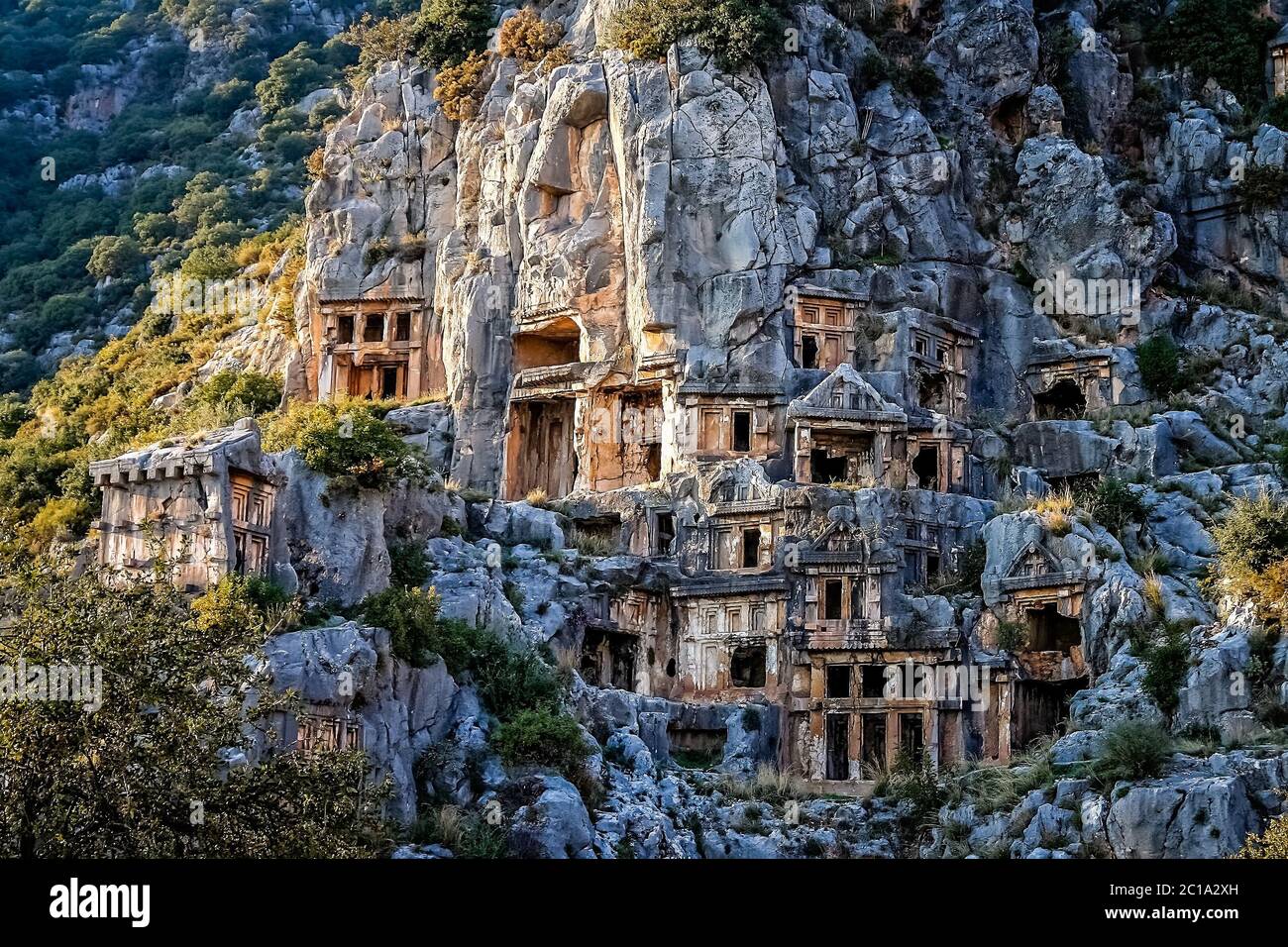 Rock Carved Tombs Turkey High Resolution Stock Photography and Images ...