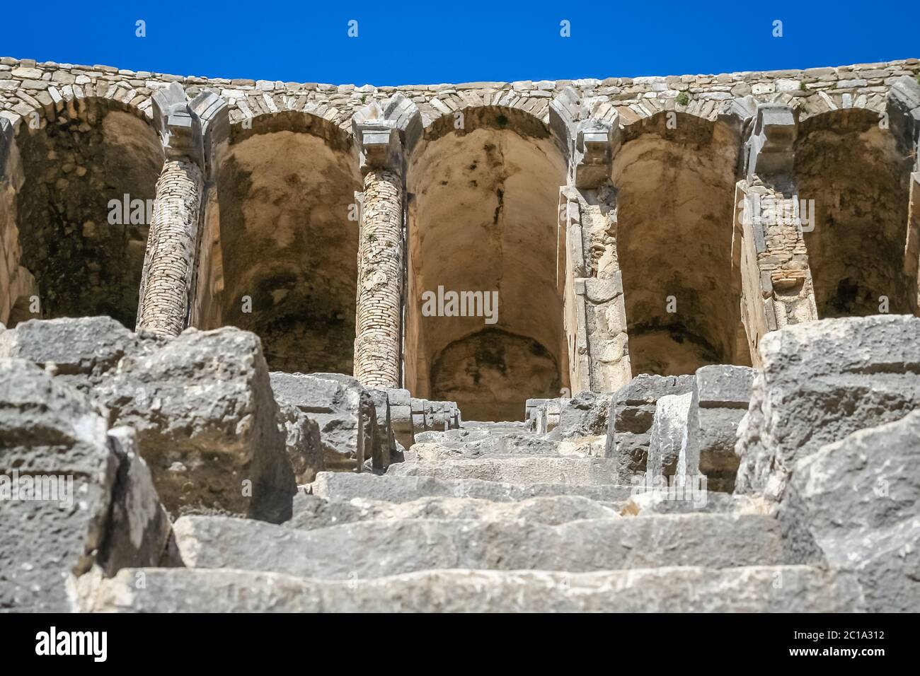 Ancient roman ruins aspendos hi-res stock photography and images - Alamy