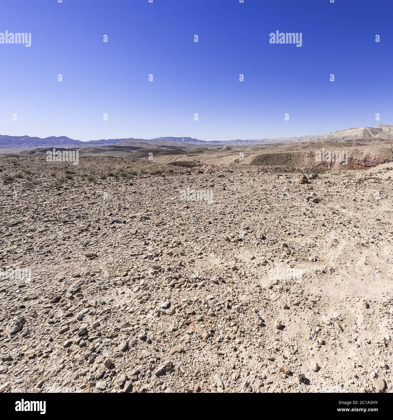 Landscape of the desert in Israel Stock Photo - Alamy