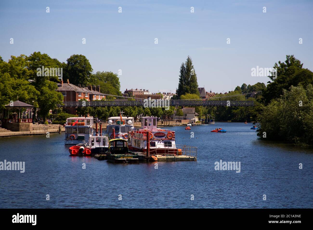 the River Dee in Chester City Centre Stock Photo - Alamy