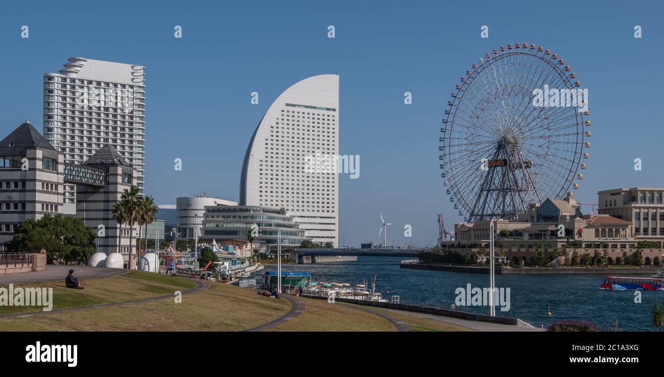 Yokohama waterfront building, Japan Stock Photo - Alamy