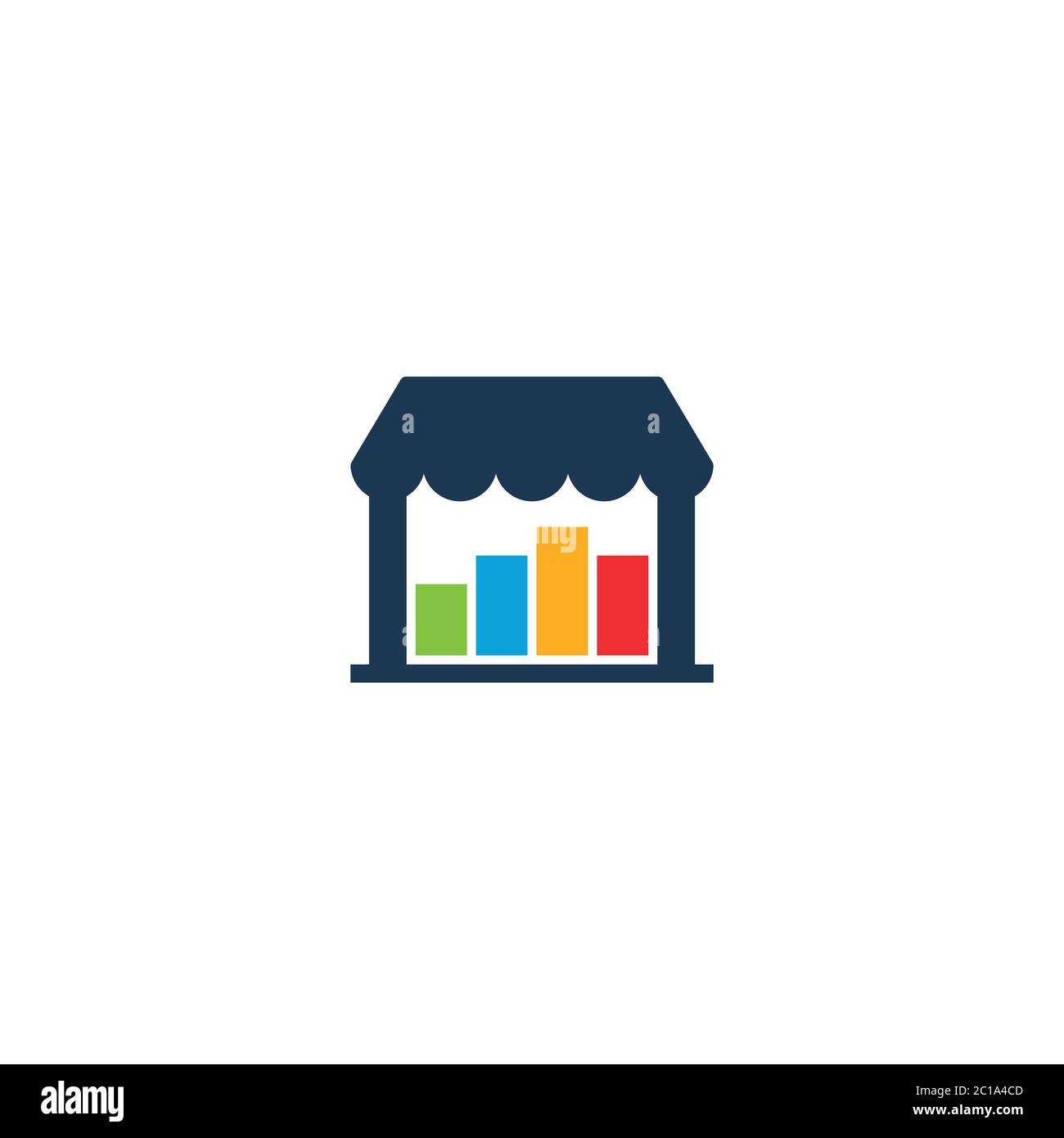 Shop Statistic logo / icon design Stock Vector Image & Art - Alamy