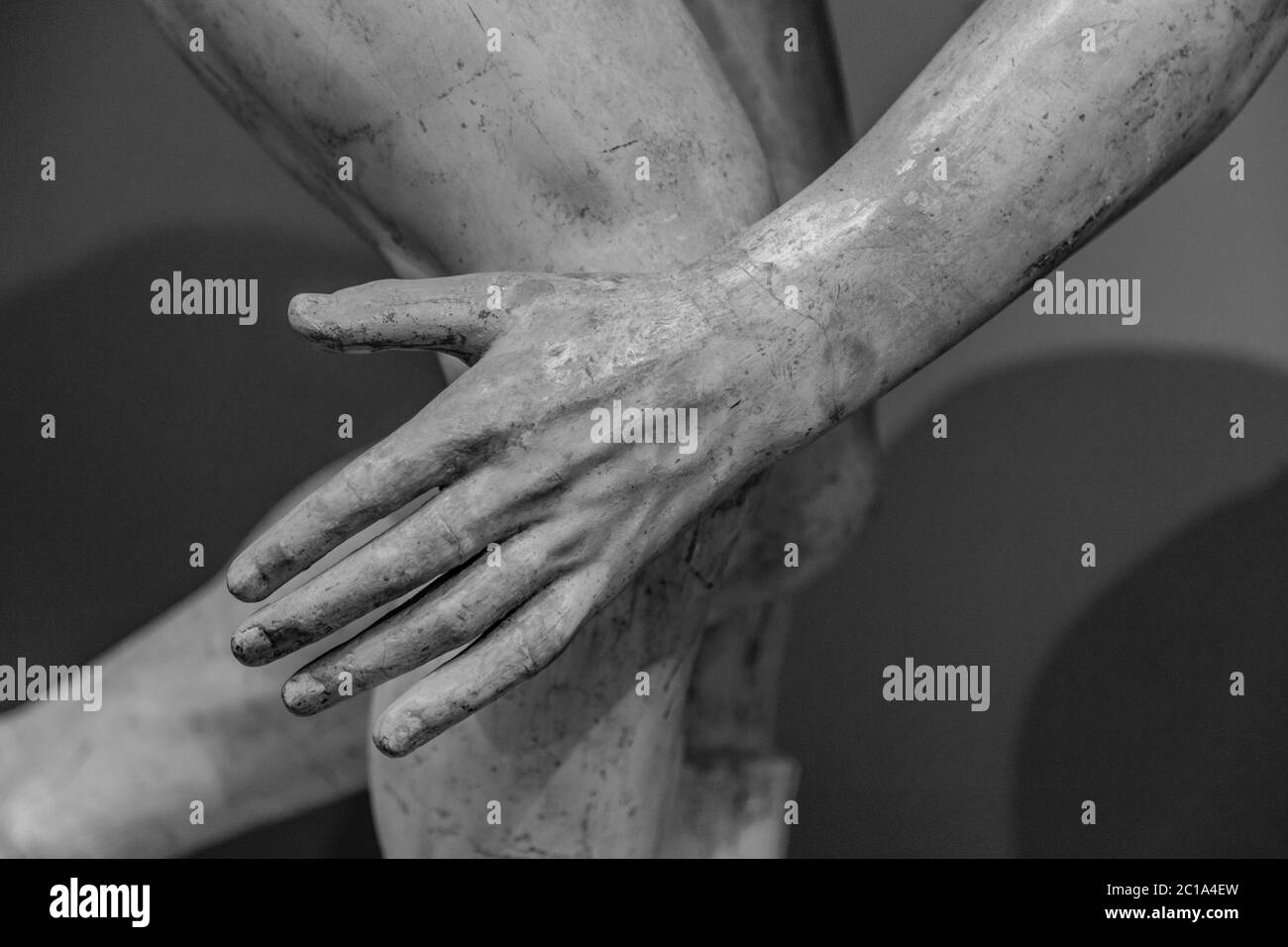 stone statue detail of human hand Stock Photo - Alamy