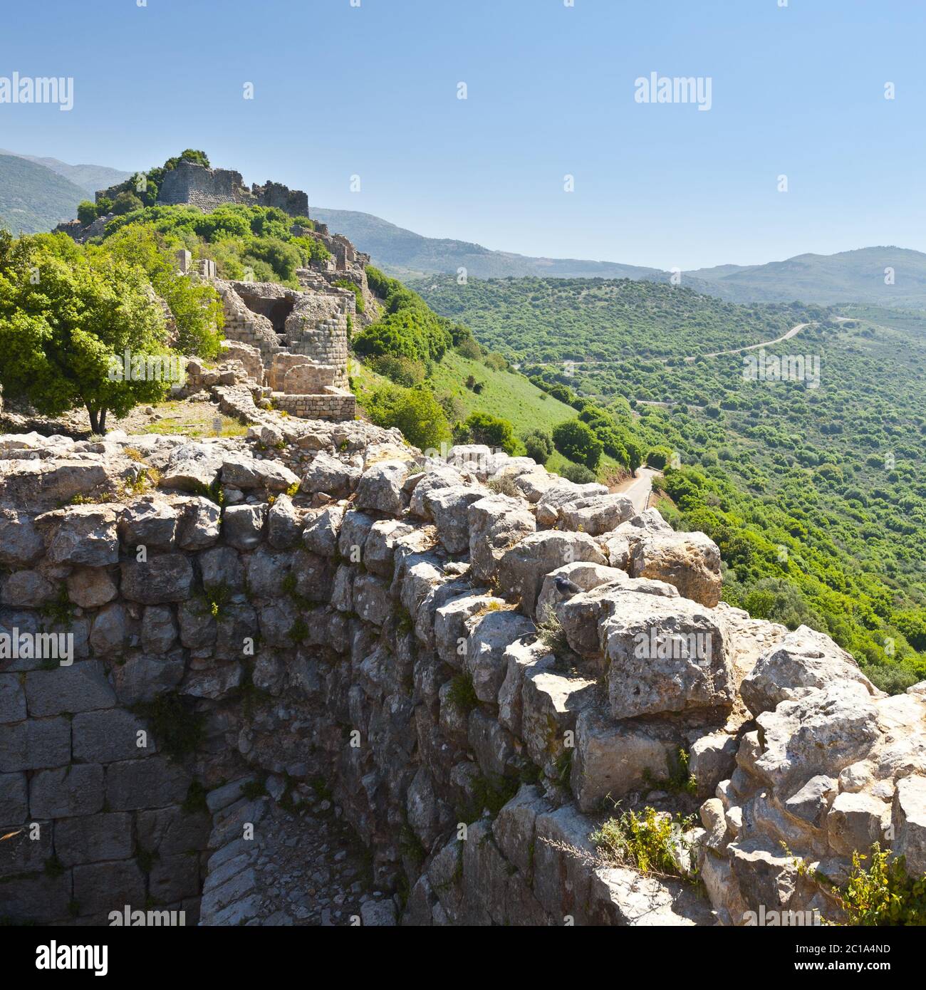 Nimrod Fortress in Israel Stock Photo - Alamy