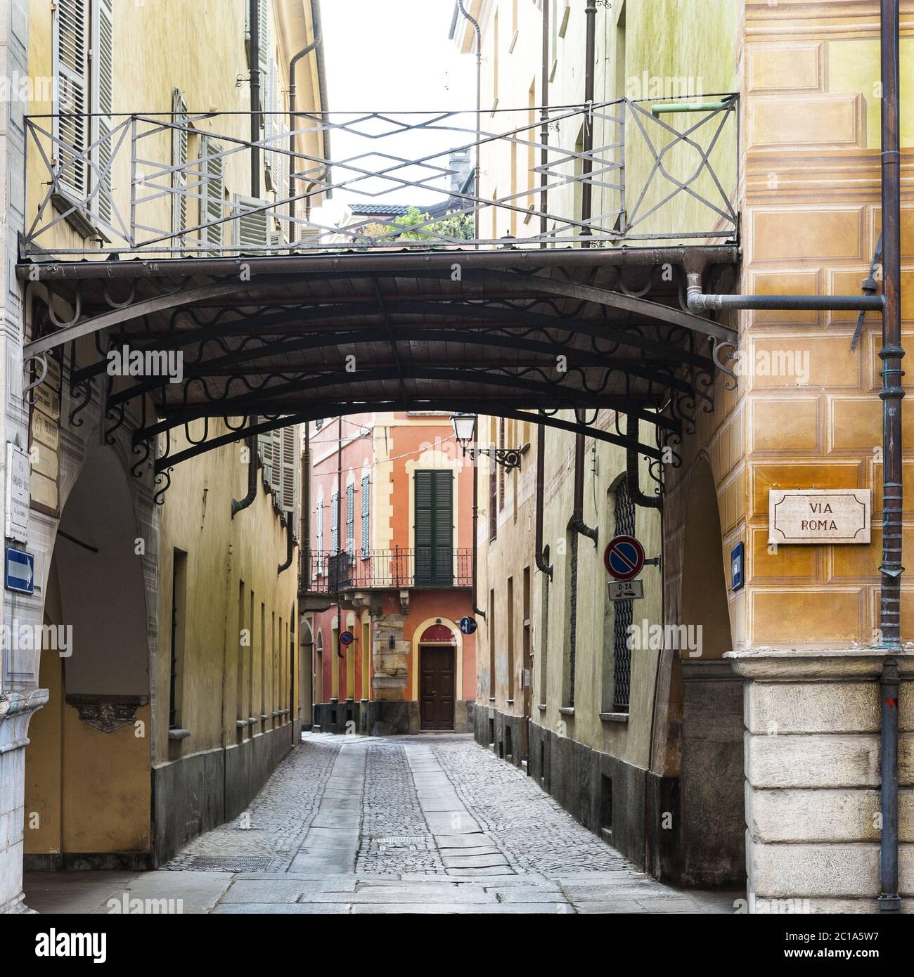Bridge over the street Stock Photo - Alamy